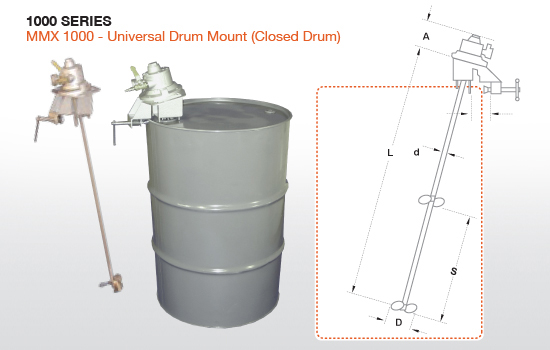 Universal Drum Mixer | York Fluid Controls Ltd | Ontario, Canada